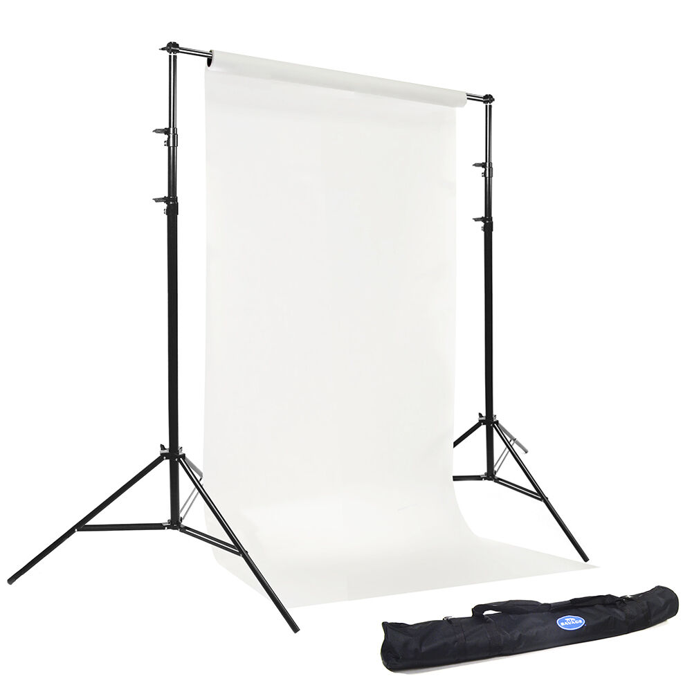 Savage Port-A-Stand Background Kit with Paper; 50-1253, 53"x36' White