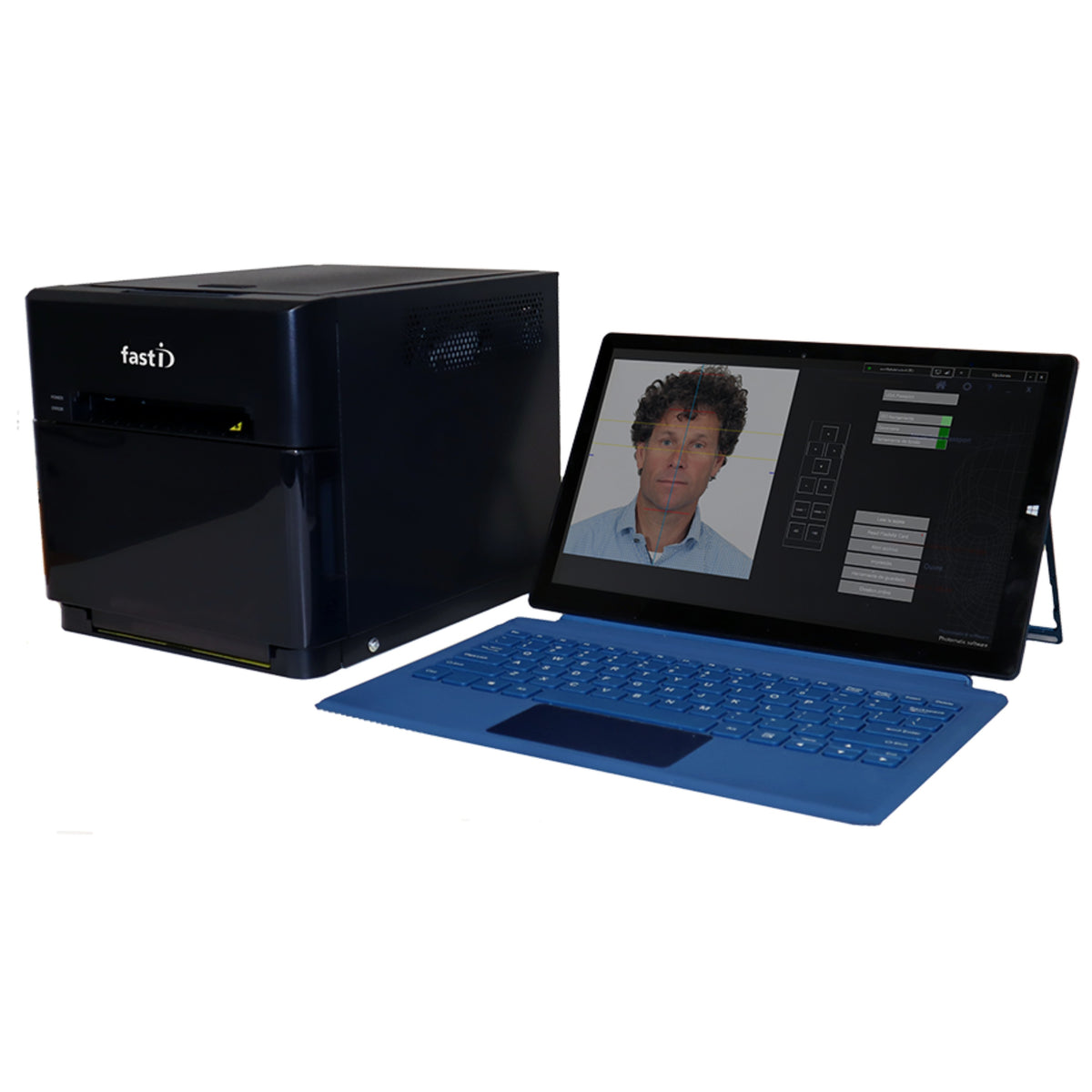 ID Station FASTID Passport System with W11 and FastID Printer