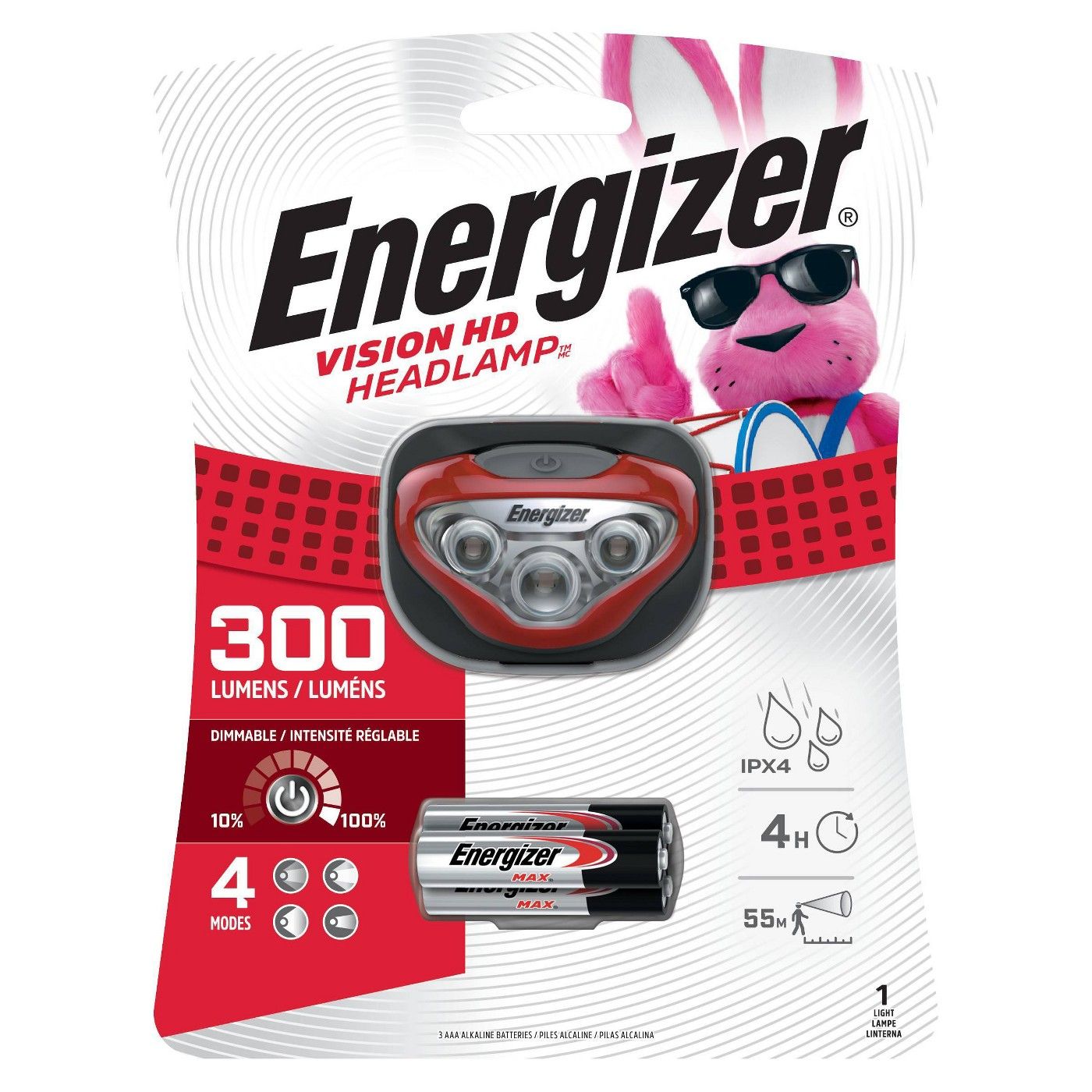 Energizer 4 Headlights LED 300 Lumens