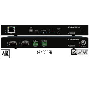 Key Digital 4K AV Over IP Dec. POE, 2X IR/RS232